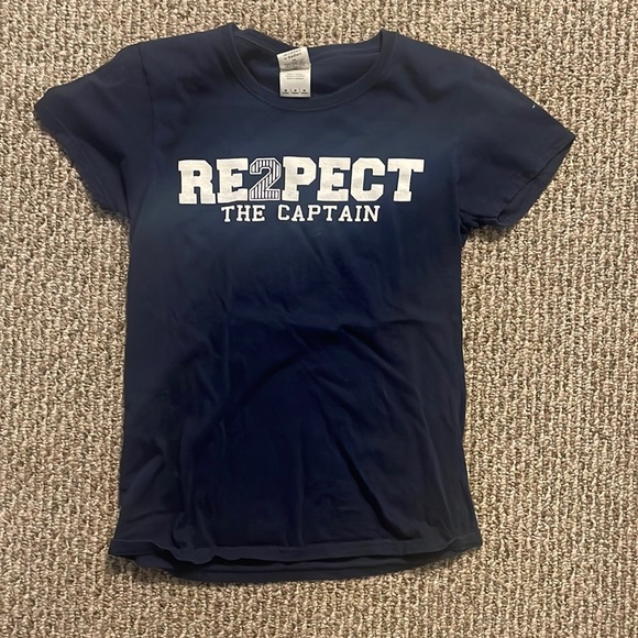 Gildan | Tops | Respect To The Captain Derek Jeter Memory Tshirt | Poshmark